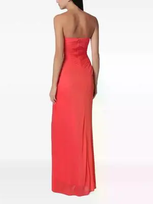 Christopher Esber Helix Crystal-embellished Strapless Maxi Dress