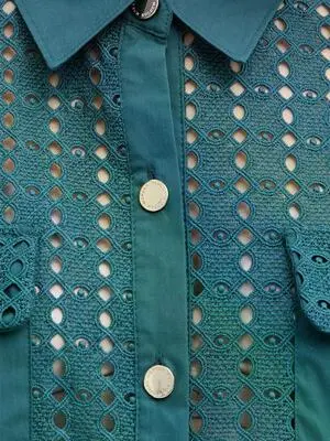 MORGAN Broderie-anglaise Short-sleeved Shirt