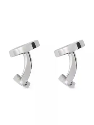 Burberry Logo-engraved Cufflinks - Silver