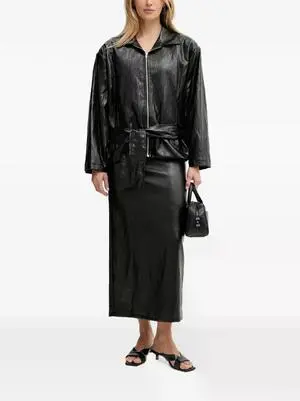 HAVEONE Rear-slit Skirt