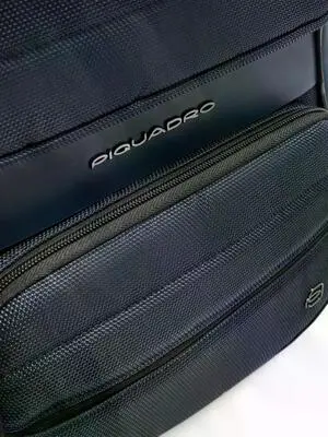 PIQUADRO Quilted-panel Roll-top Backpack