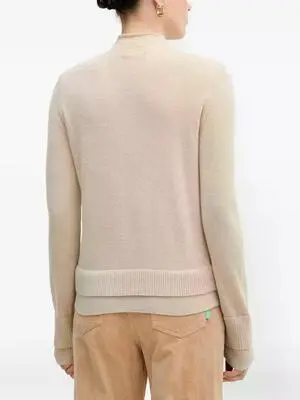 Sisley Ribbed High-neck Sweater