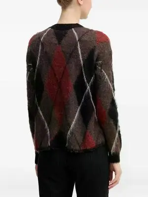 Sisley Argyle Knitted Sweater