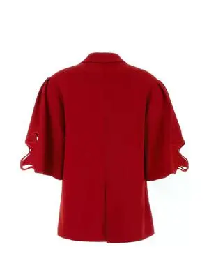 Blumarine Cut-out Flared-sleeve Oversize Jacket