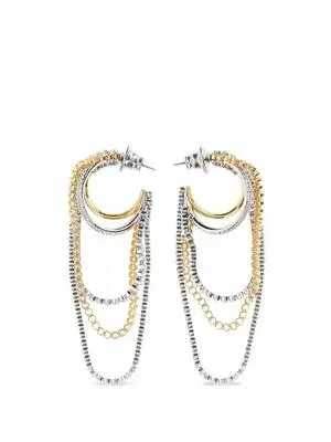 SWAROVSKI Hyperbola Crystal-embellished Earrings - Silver