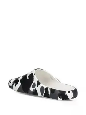 Melissa Free Cow-print Slides