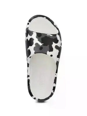 Melissa Free Cow-print Slides