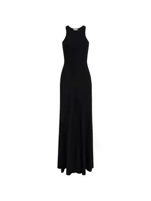 CAYET Elle Ribbed-knit Maxi Dress