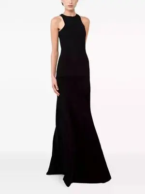 CAYET Elle Ribbed-knit Maxi Dress