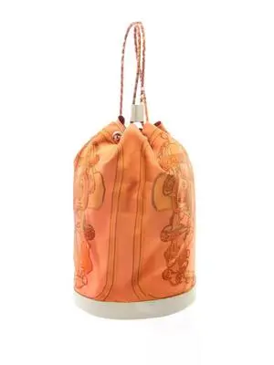 Hermès 2013 Brides De Gala Soie Cool 22 Bucket Bag - Orange
