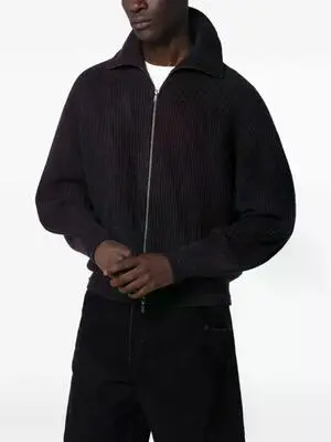 ENTIRE STUDIOS Blimp Zip-up Wool Cardigan - Blue