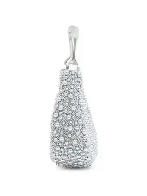 Simkhai Small Evelyn Beaded Crescent Tote Bag