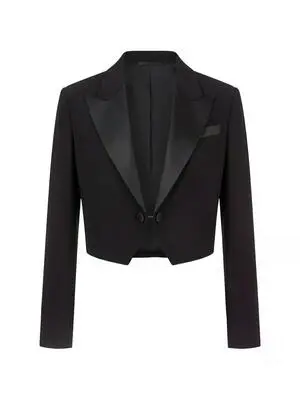 MAX MARA Cropped Peak-lapel Jacket