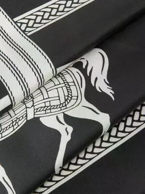 Fendi Selleria Horse-print Scarf
