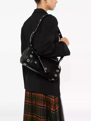 LIMI FEU Eyelet-embellished Cylinder Shoulder Bag