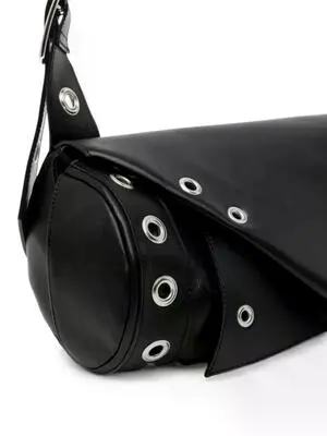 LIMI FEU Eyelet-embellished Cylinder Shoulder Bag