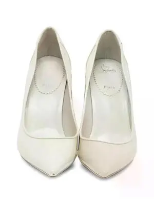 CHRISTIAN LOUBOUTIN Miss Z Pointed-toe Pumps - White