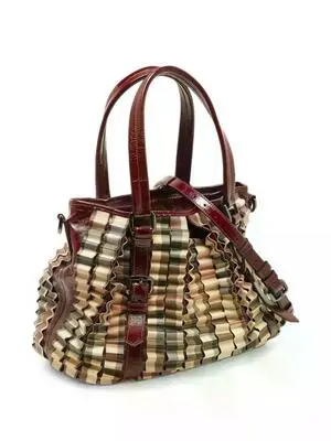 Burberry Lowry Ruffled Tote Bag