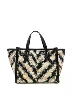 GIANNI CHIARINI Miss Marcella Zebra-print Mini Bag