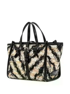GIANNI CHIARINI Miss Marcella Zebra-print Mini Bag
