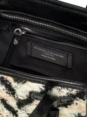GIANNI CHIARINI Miss Marcella Zebra-print Mini Bag