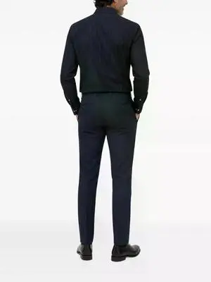FRANZESE COLLECTION Pinstripe-pattern Long-sleeve Shirt