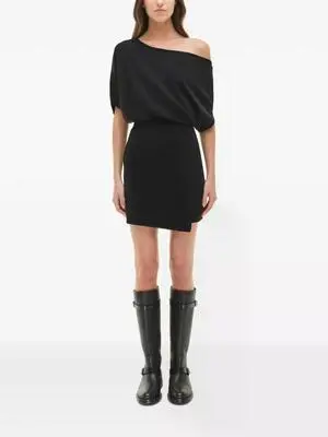 Simkhai Shania Off-shoulder Knit Mini Dress