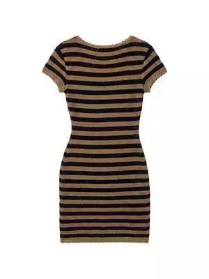 REFORMATION Pip Striped Mini Dress