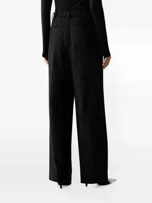 Luisa Spagnoli Pinstripe-pattern Pleated Tailored Trousers