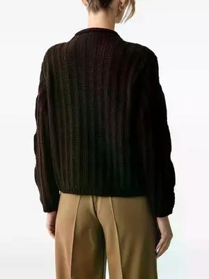 Luisa Spagnoli Cable-knit Sweater - Brown