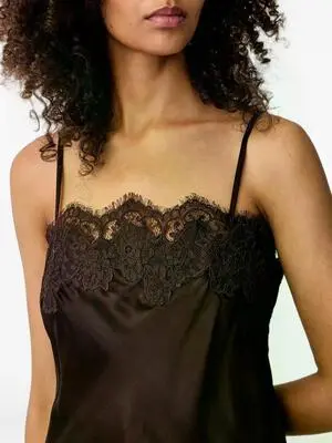 Luisa Spagnoli Lezioni Lace-trim Camisole Blouse