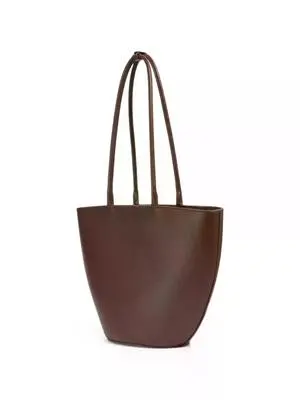 Liviana Conti Amelie Grained-leather Tote Bag - Brown