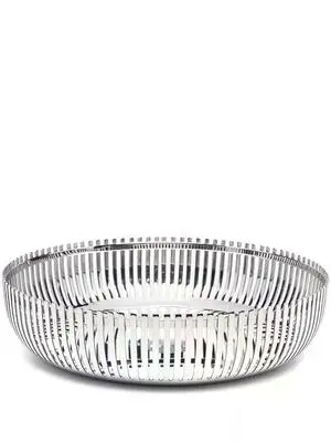 ALESSI Stainless Steel Oval Fruit Holder - Silver