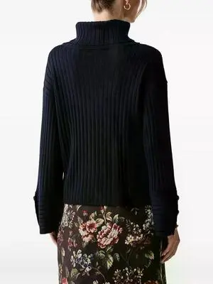 Luisa Spagnoli Mabels Ribbed Button-cuff Sweater