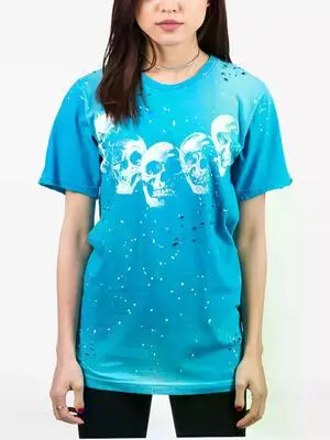 DOMREBEL Amigos Paint-splatter T-shirt