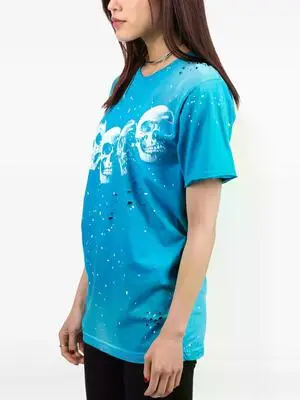 DOMREBEL Amigos Paint-splatter T-shirt