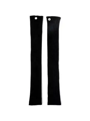 Rick Owens Rib-knit Arm Warmers - Black