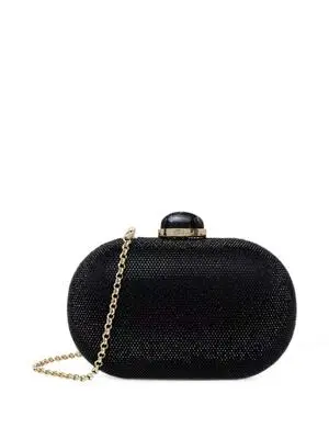 Luisa Spagnoli Crystal-embellished Oval Clutch Mini Bag