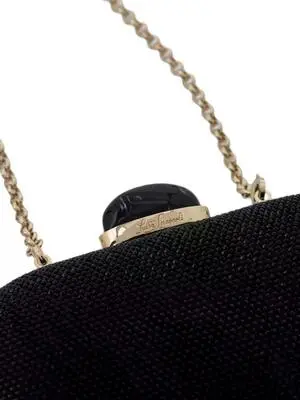 Luisa Spagnoli Crystal-embellished Oval Clutch Mini Bag