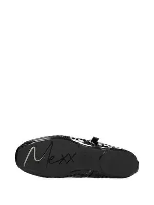 MEXX Perforated Buckle-strap Ballet Flats