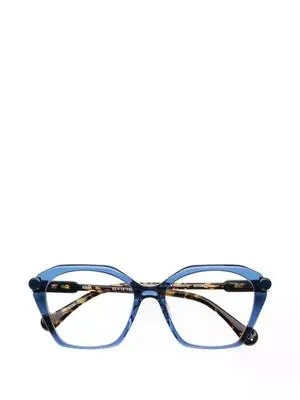 ETNIA BARCELONA Ionia Geometric-frame Glasses - Blue