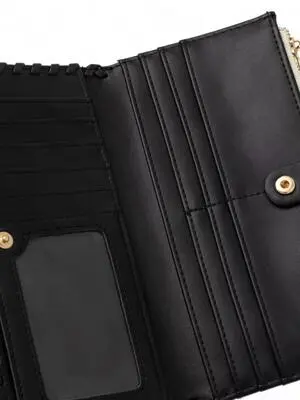 Lola Casademunt Whipstitch-trim Logo-plaque Wallet