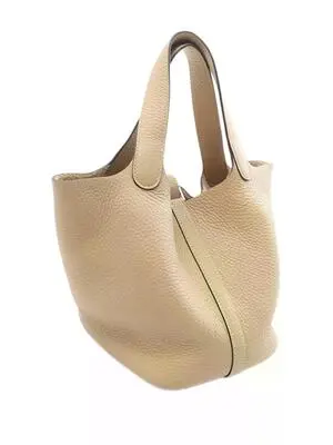 Hermès 2025 Clemence Picotin Lock 18 Handbag - Neutrals