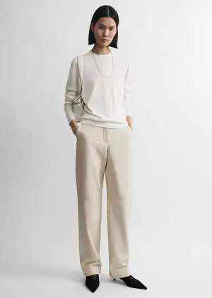 TOTEME Easy Leather Trousers
