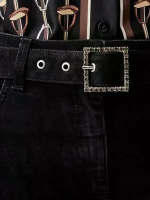 Luisa Spagnoli Oplite Belted Flared Jeans