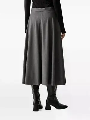 Luisa Spagnoli High-waisted A-line Midi Skirt