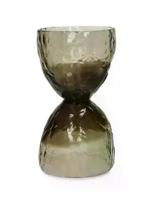 POMAX Diabolo Hourglass Vase - Brown