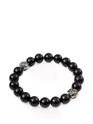 KAMIYA Engraved Bead Natural Stone Bracelet