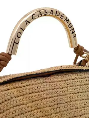 Lola Casademunt Woven Braided-trim Tote Bag