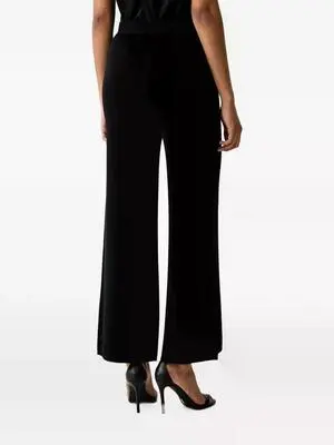 Luisa Spagnoli Modine Fine-knit Wide-leg Trousers